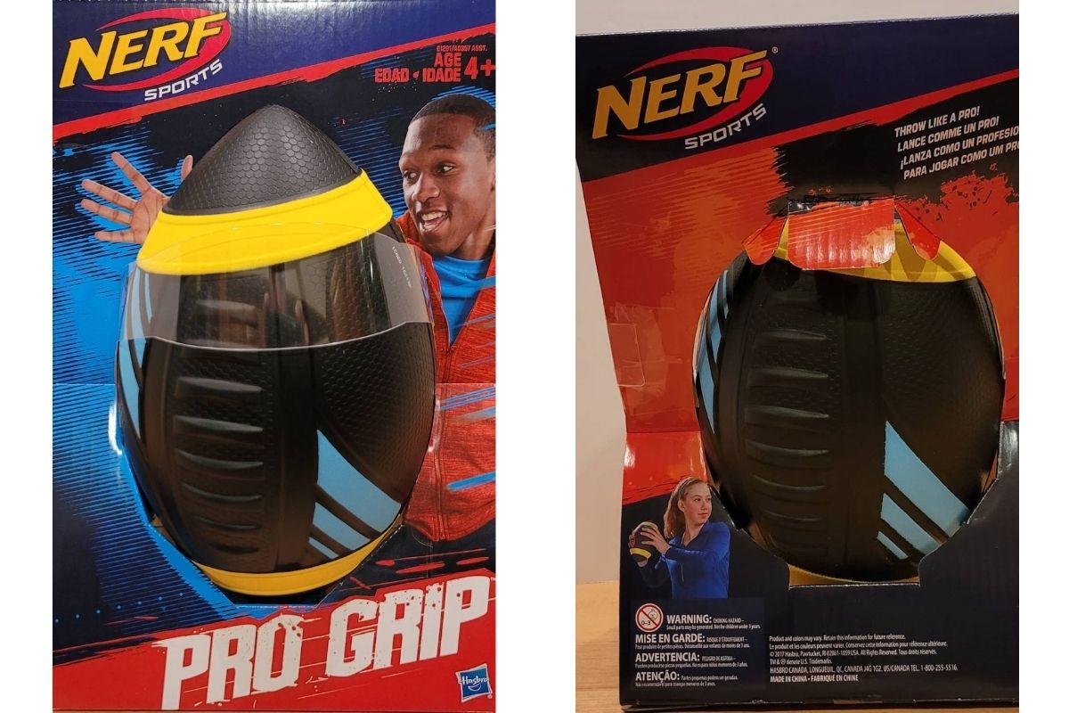 Nerf Sports Pro Grip Football Review and comparison to the Nerf Weather ...